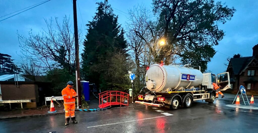 Sewage tankers deployed in Swallowfield after river overflows - My ...
